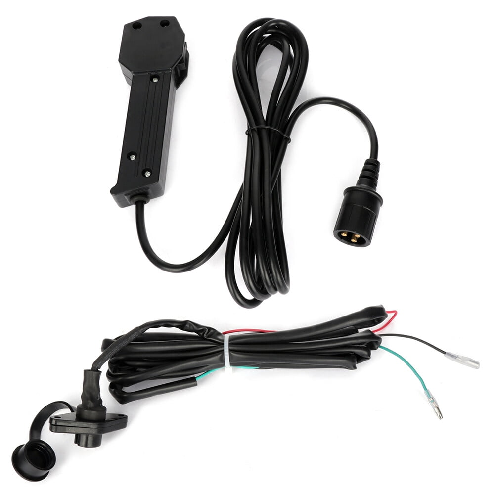 Universal Fit 12V ATV UTV ORV Corded Winch Remote Switch - Walmart.com