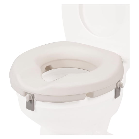 Universal Fit 3 Inch Elevated Toilet Seat, Low Profile Height Lift ...