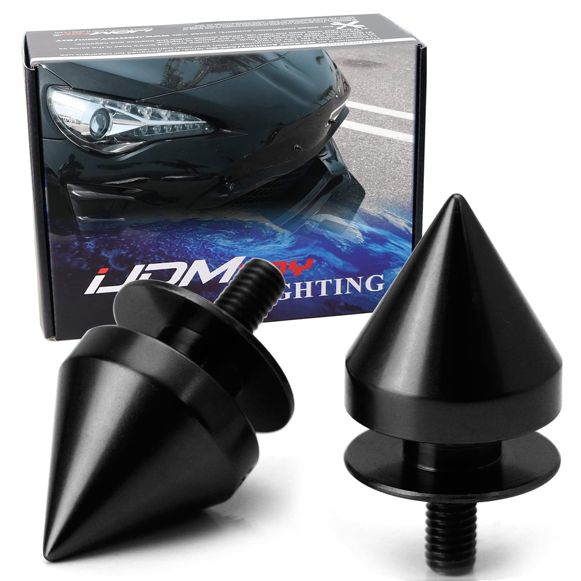 Universal Fit Black Aluminum Bumper Protector Spikes Fit Car SUV Truck ...