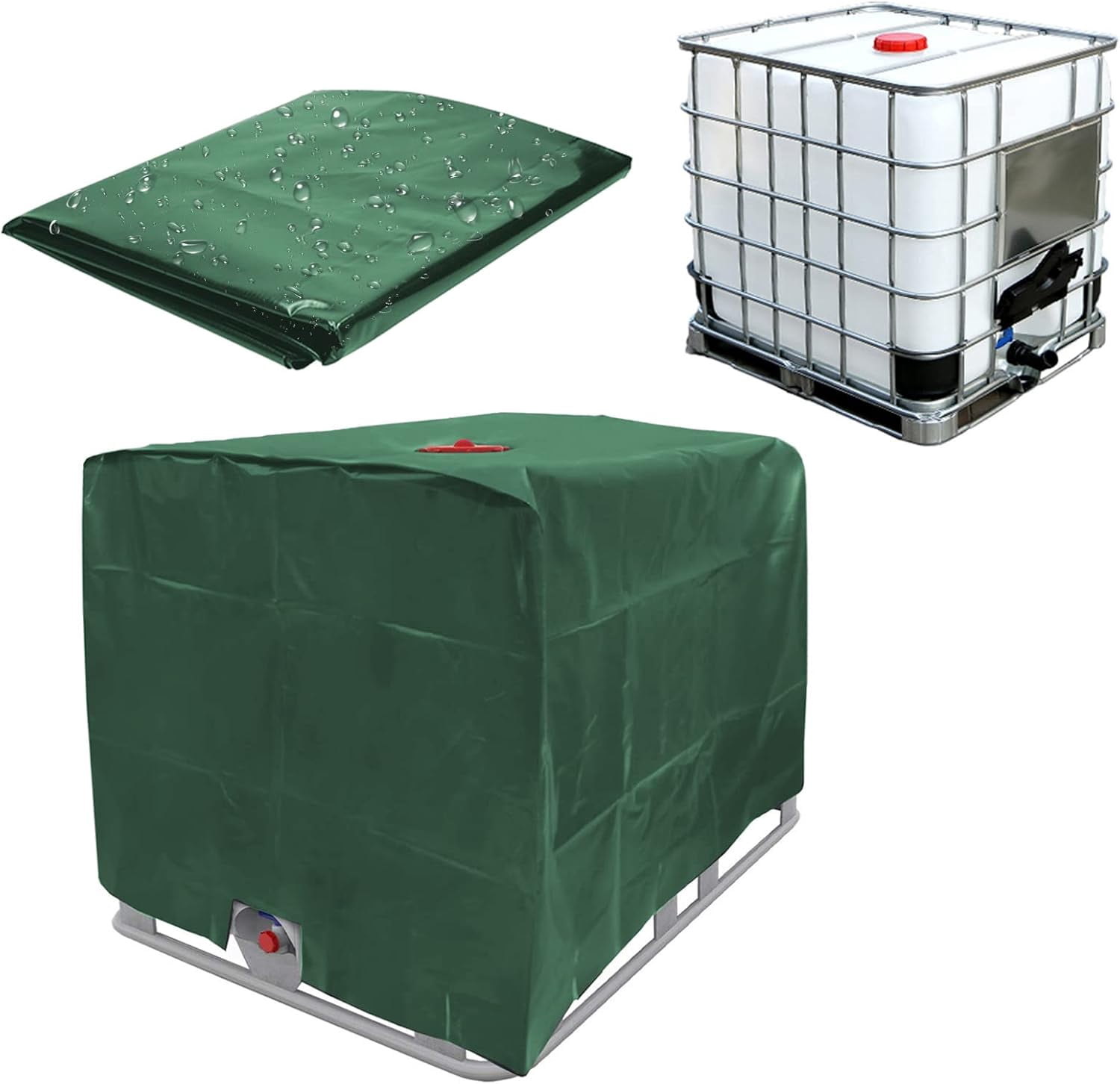 Universal Fit Ibc Tote Cover, Waterproof & Anti-Uv, Heavy Duty 420D ...