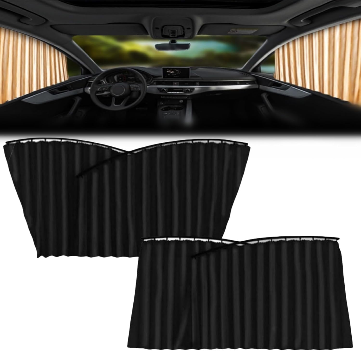 Universal Fit Magnetic Car Side Window Privacy Sunshade, 2025 New Car ...