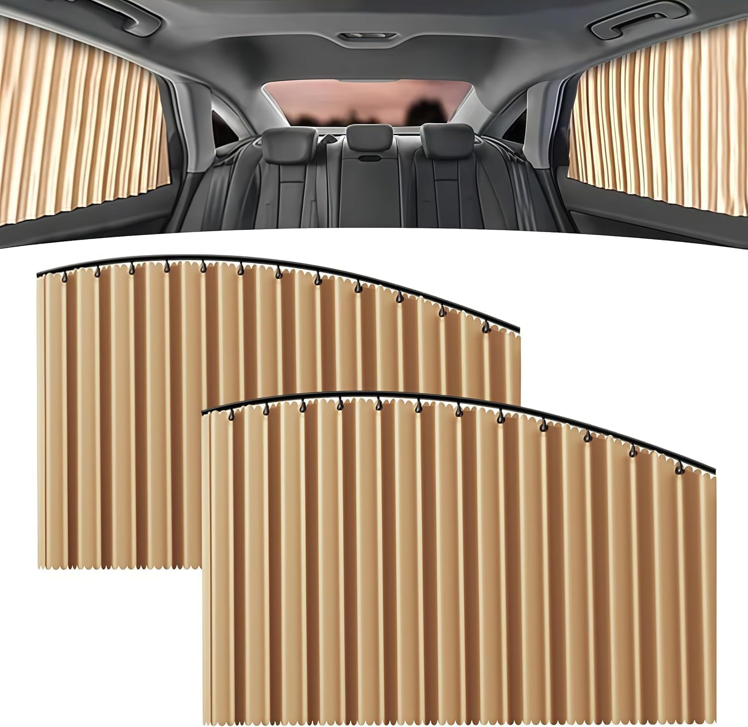 Universal Fit Magnetic Car Side Window Privacy Sunshade,Magnetic ...