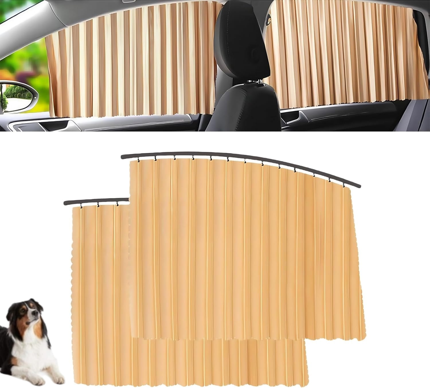 Universal Fit Magnetic Car Side Window Privacy Sunshade, Slidable Side ...