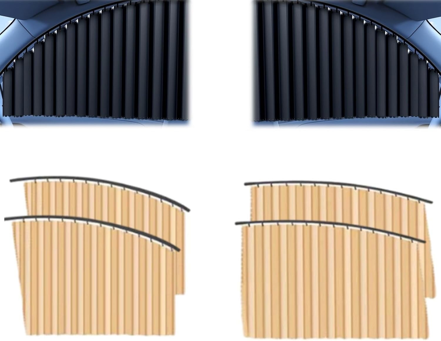 Universal Fit Magnetic Car Side Window Privacy Sunshade, Slidable Side ...