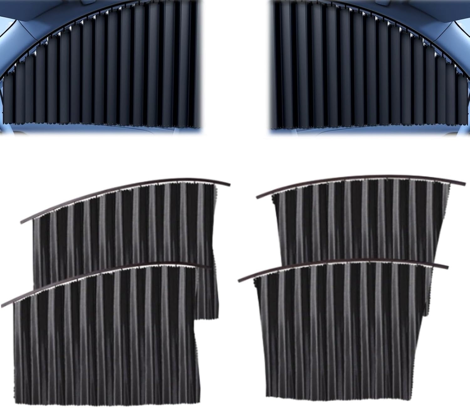 Universal Fit Magnetic Car Side Window Privacy Sunshade, Slidable Side ...