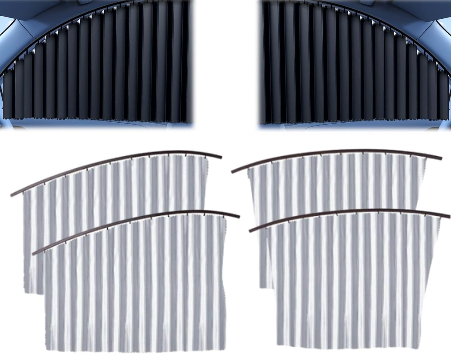 Universal Fit Magnetic Car Side Window Privacy Sunshade, Slidable Side ...