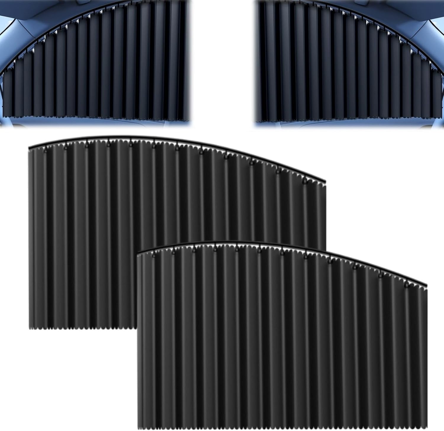 Universal Fit Magnetic Car Side Window Privacy Sunshade, Slidable Side ...