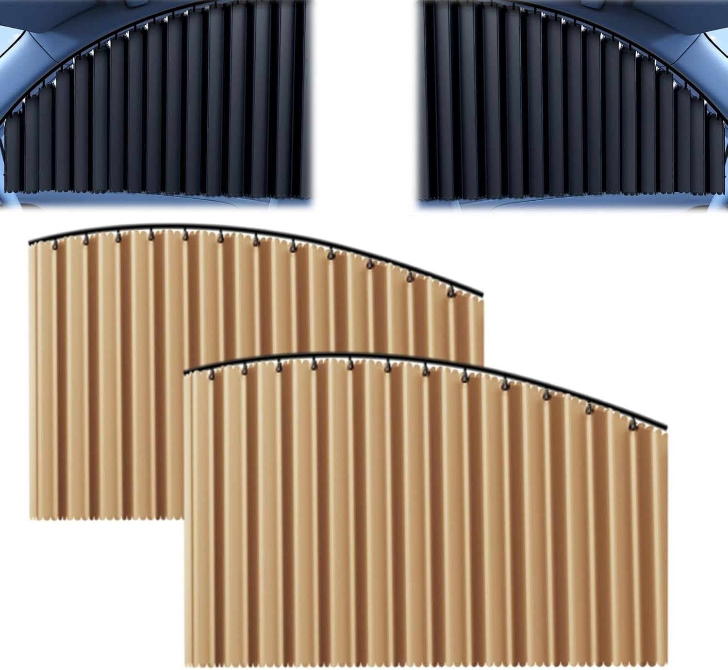 Universal Fit Magnetic Car Side Window Privacy Sunshade, Slidable Side ...