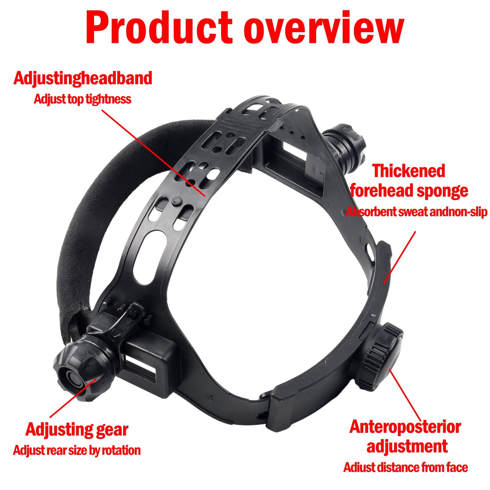 Universal Fit Replacement Headgear Fits Miller Welding Hood Helmets ...