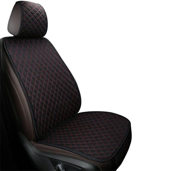 Universal Flax Car Seat Cover Front Rear Cushion Comfortable Breathable ...