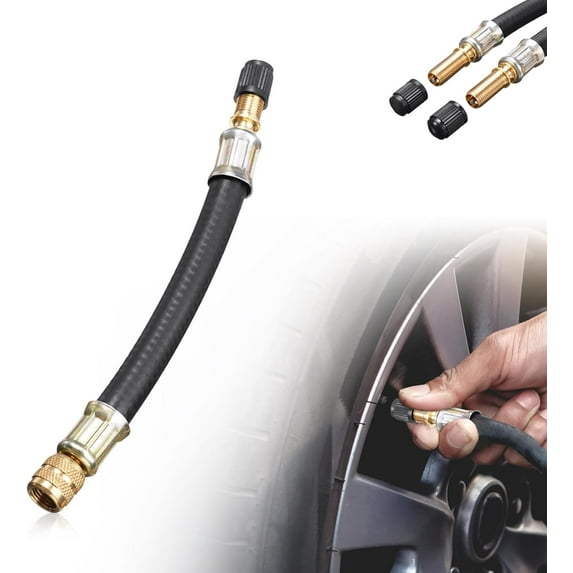 Universal Flexible Tire Valve Extenders, 2025 New Flexible Tire Valve Extension Extender Air ...