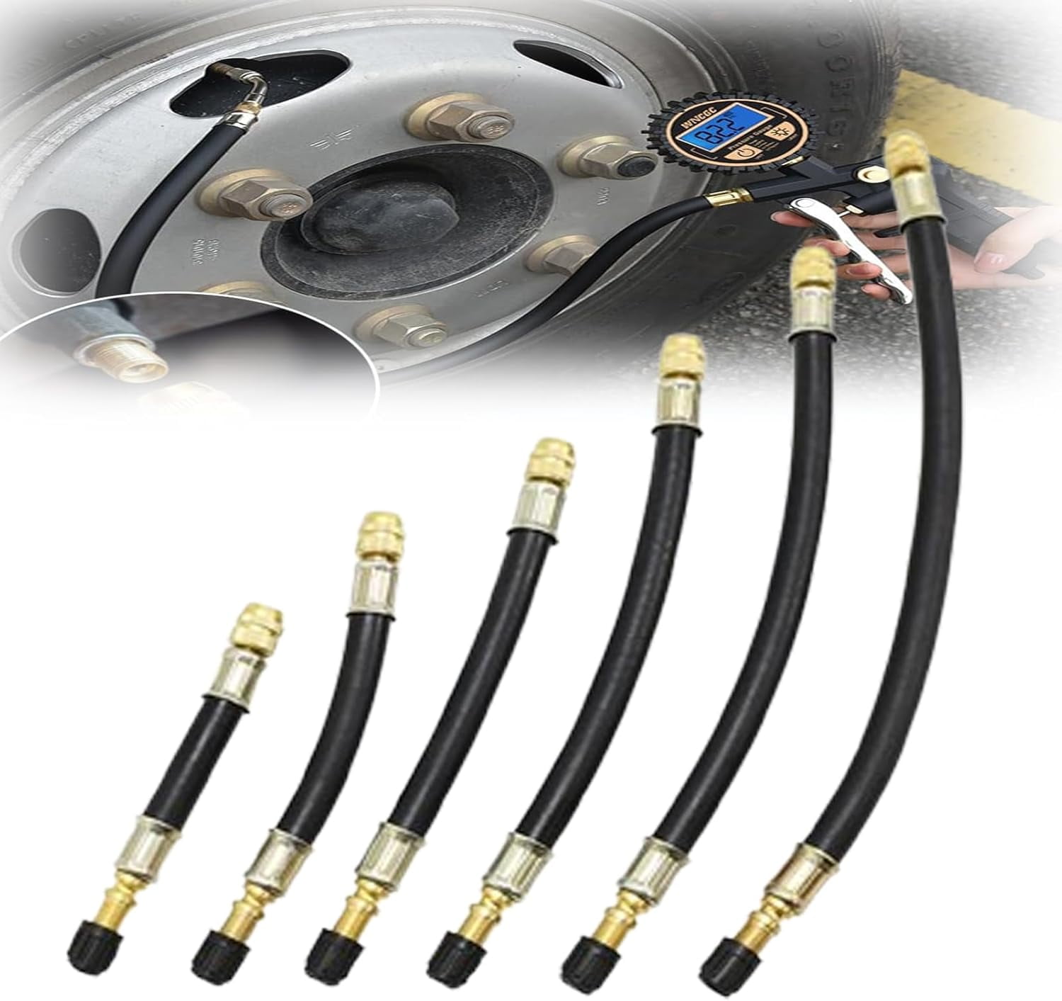 Universal Flexible Tire Valve Extenders, Tire Valve Extension, Valve ...