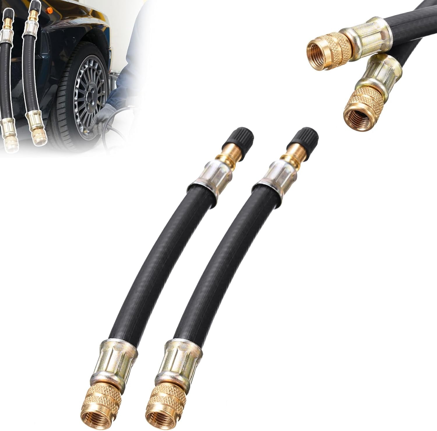 Universal Flexible Tire Valve Extenders, Flexible Tire Valve Extension ...