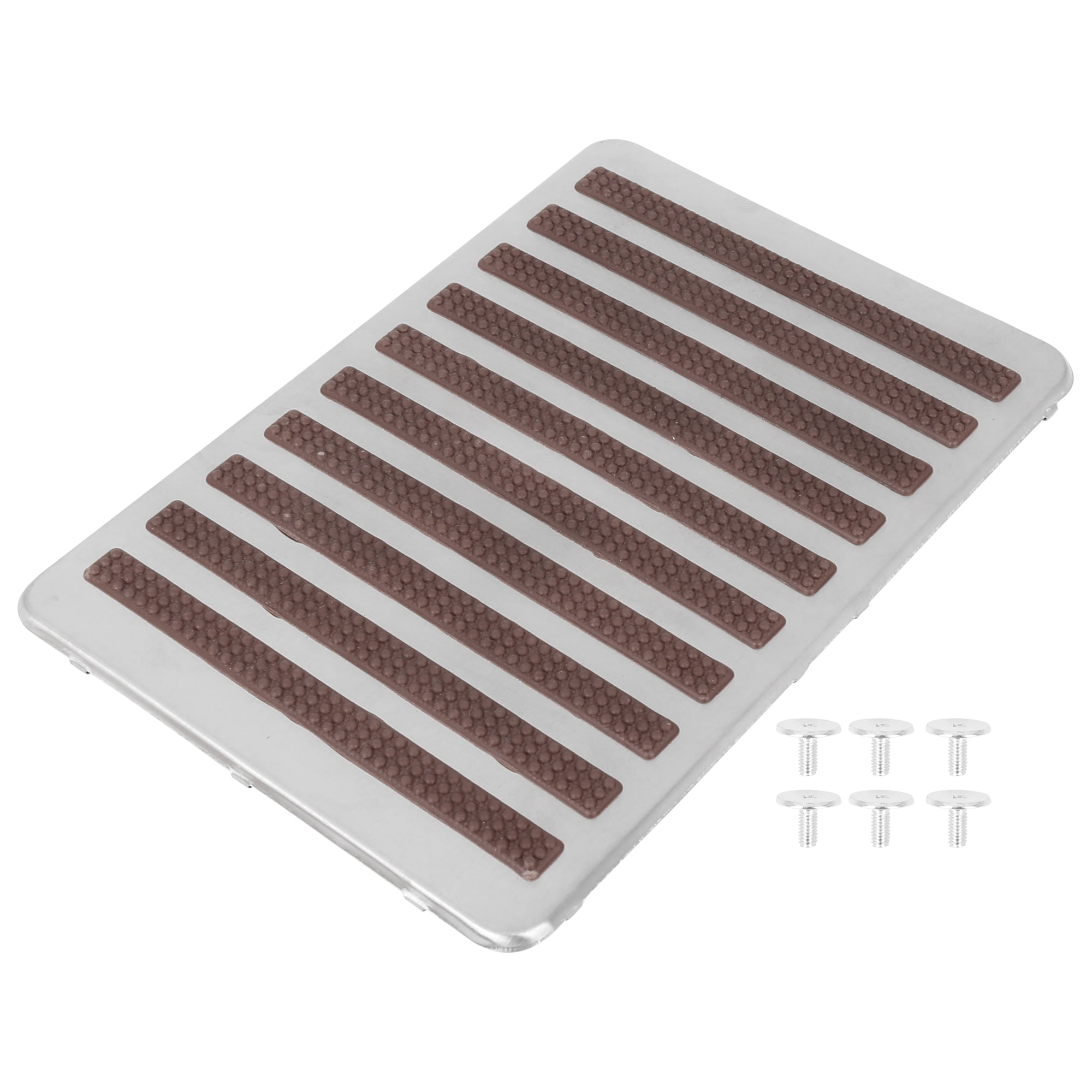 Universal Floor Carpet Mat Patch Heel Scuff Plate Foot Rest Pedal Pad ...