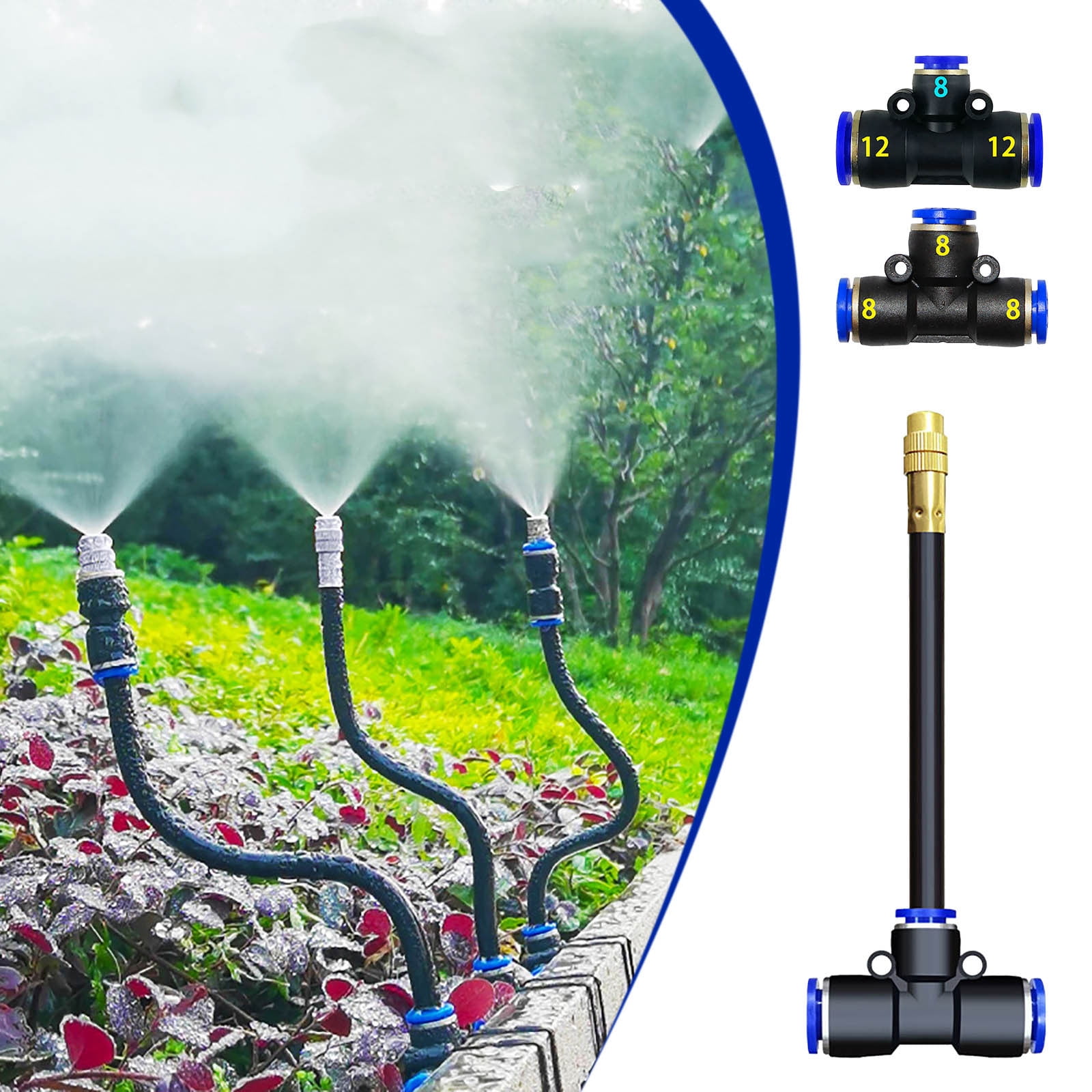 Universal Flower Sprinkler | 360° Adjustable Brass Mist Nozzle ...