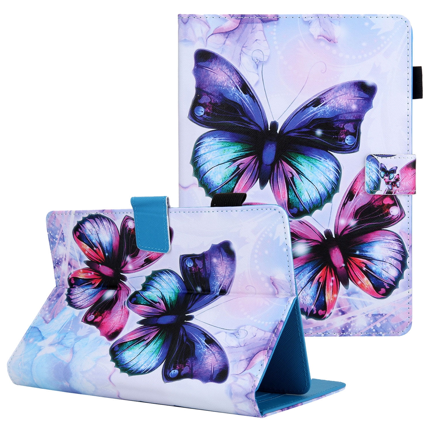 Universal Folio Case for 8 Inch Tablet, Allytech Slim Anti-Slip Stand ...