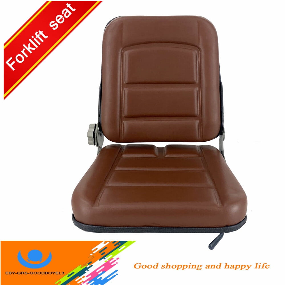 Universal Forklift Seat PU Leather Tractor Seat Excavator Chair ...