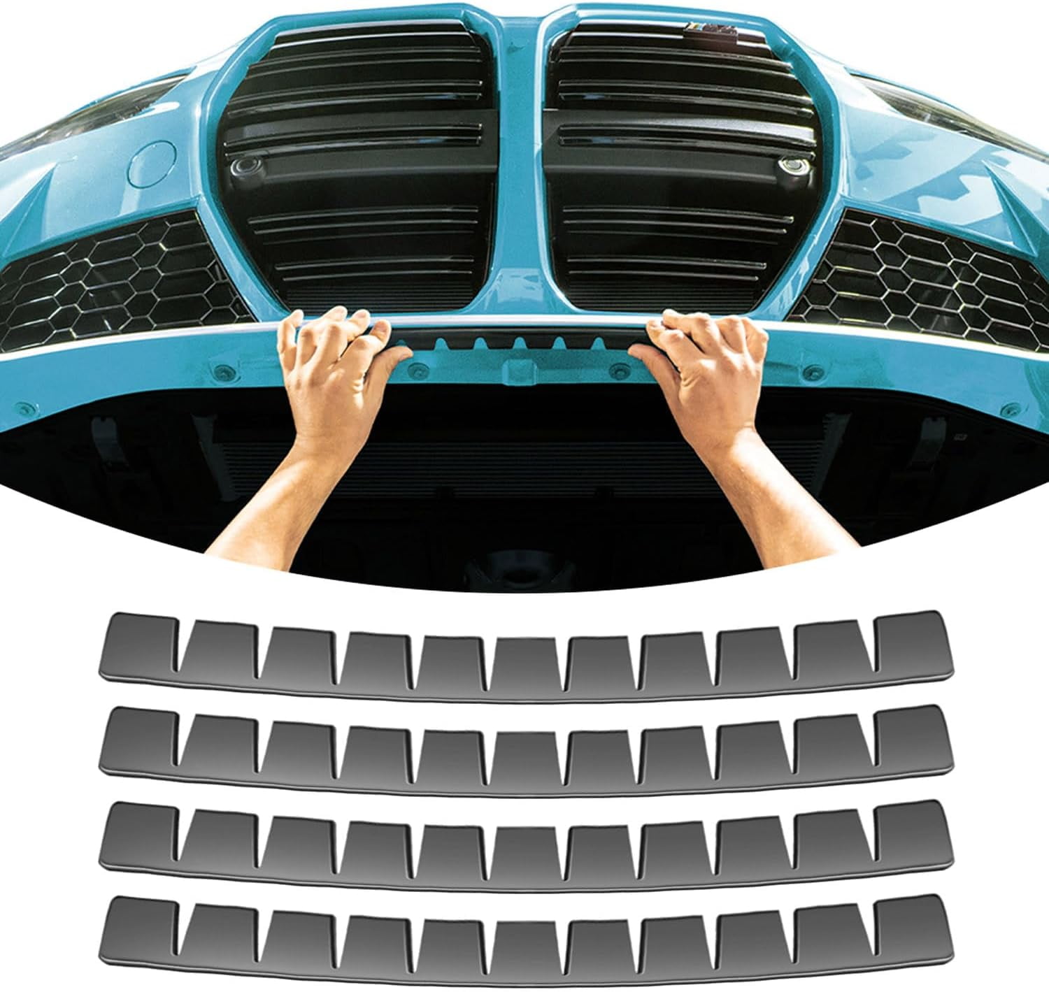 Universal Front Bumper Protector Ultra Lowered Car/SUV Skid Plate - 4 ...
