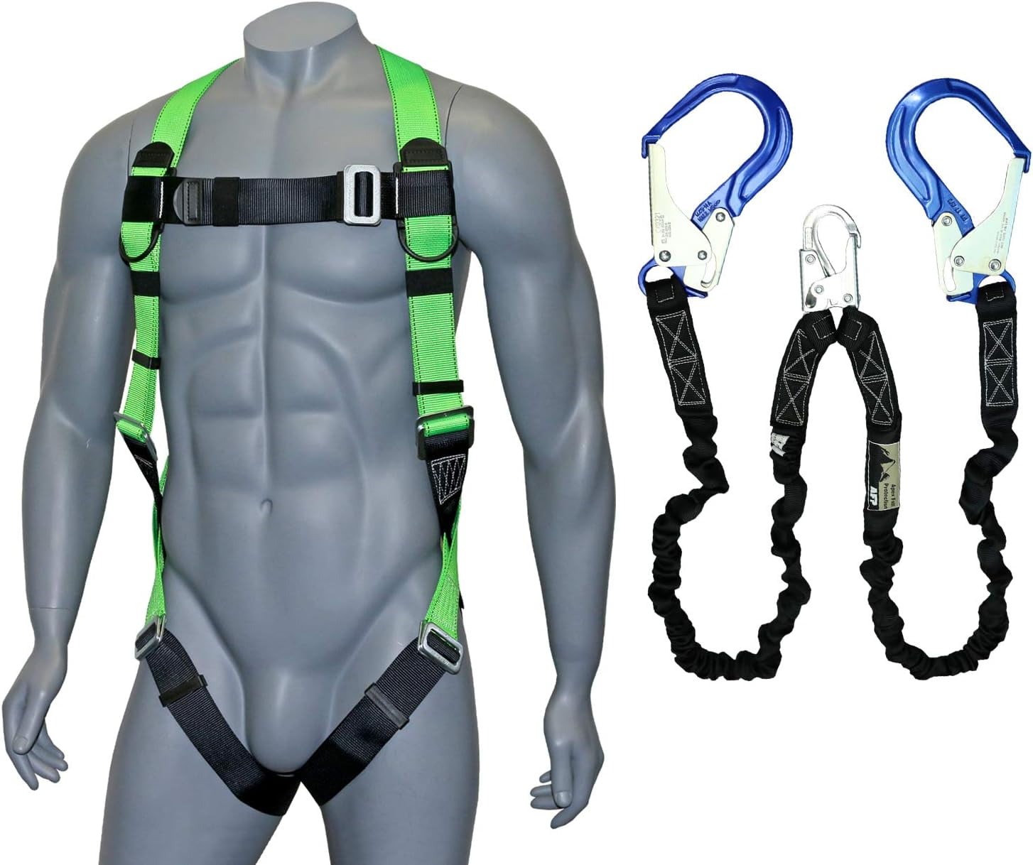 Universal Full-Body Fall Protection Safety Harness with Dorsal D-Ring ...