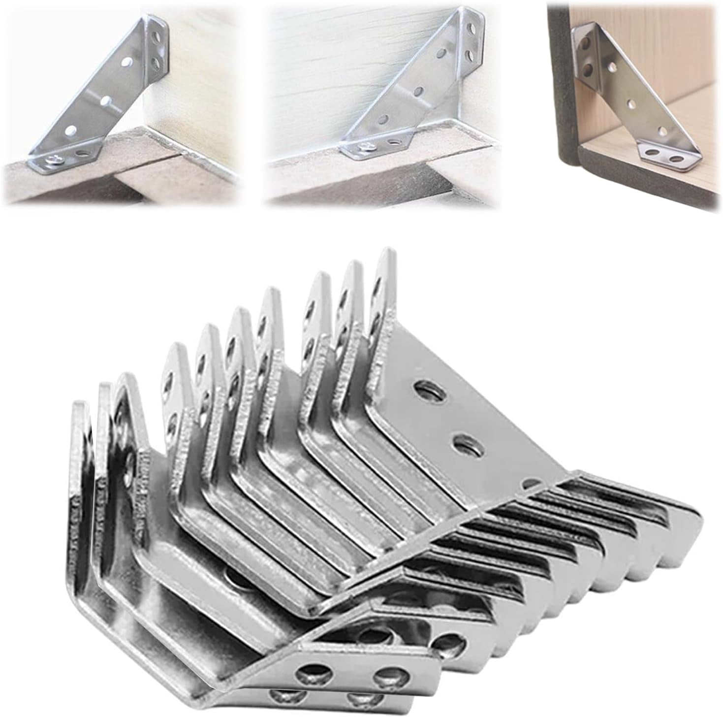 Universal Furniture Corner Connector,10/20/30PCS Stainless Steel Corner ...