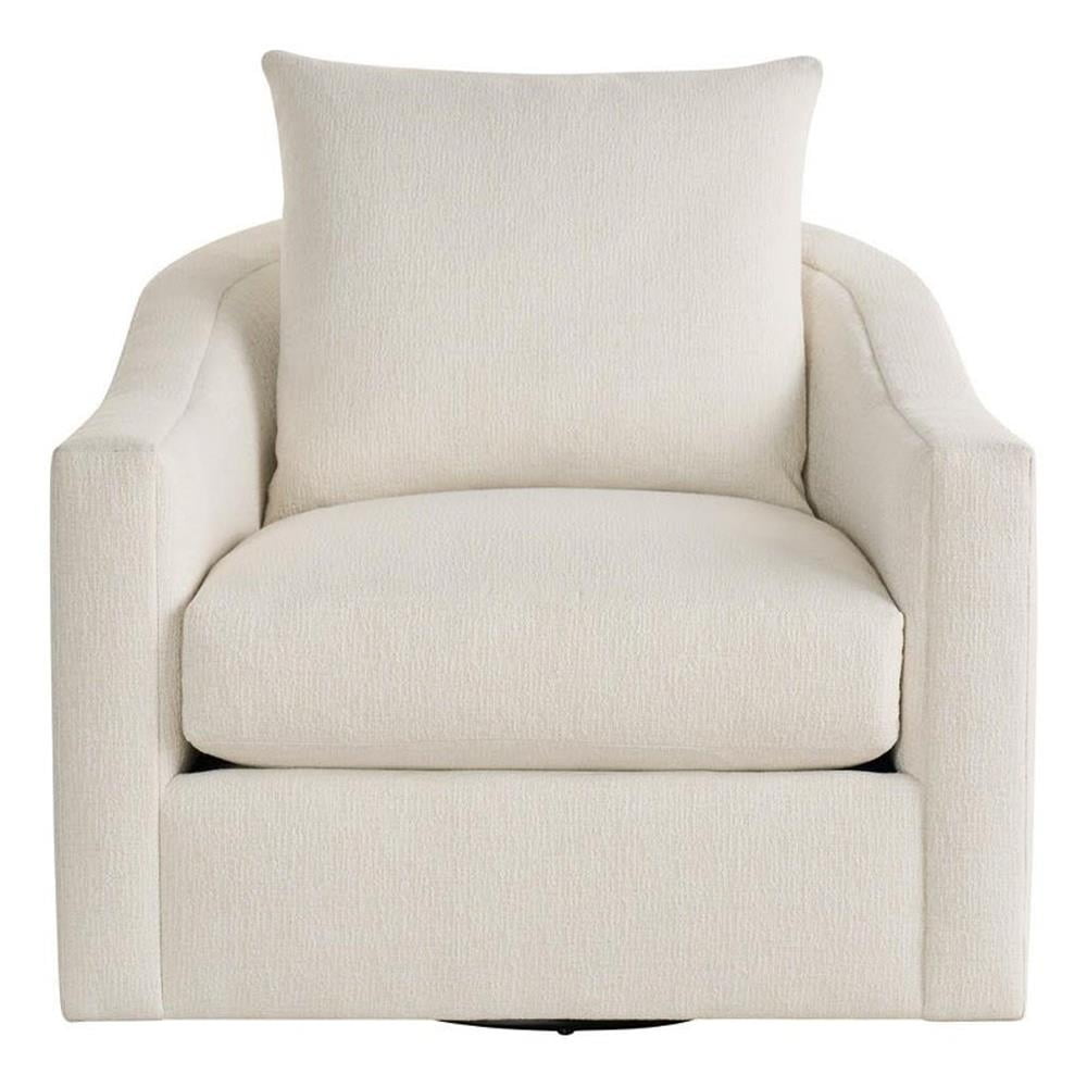 Universal Furniture Eli Swivel Chair in Cream - Walmart.com