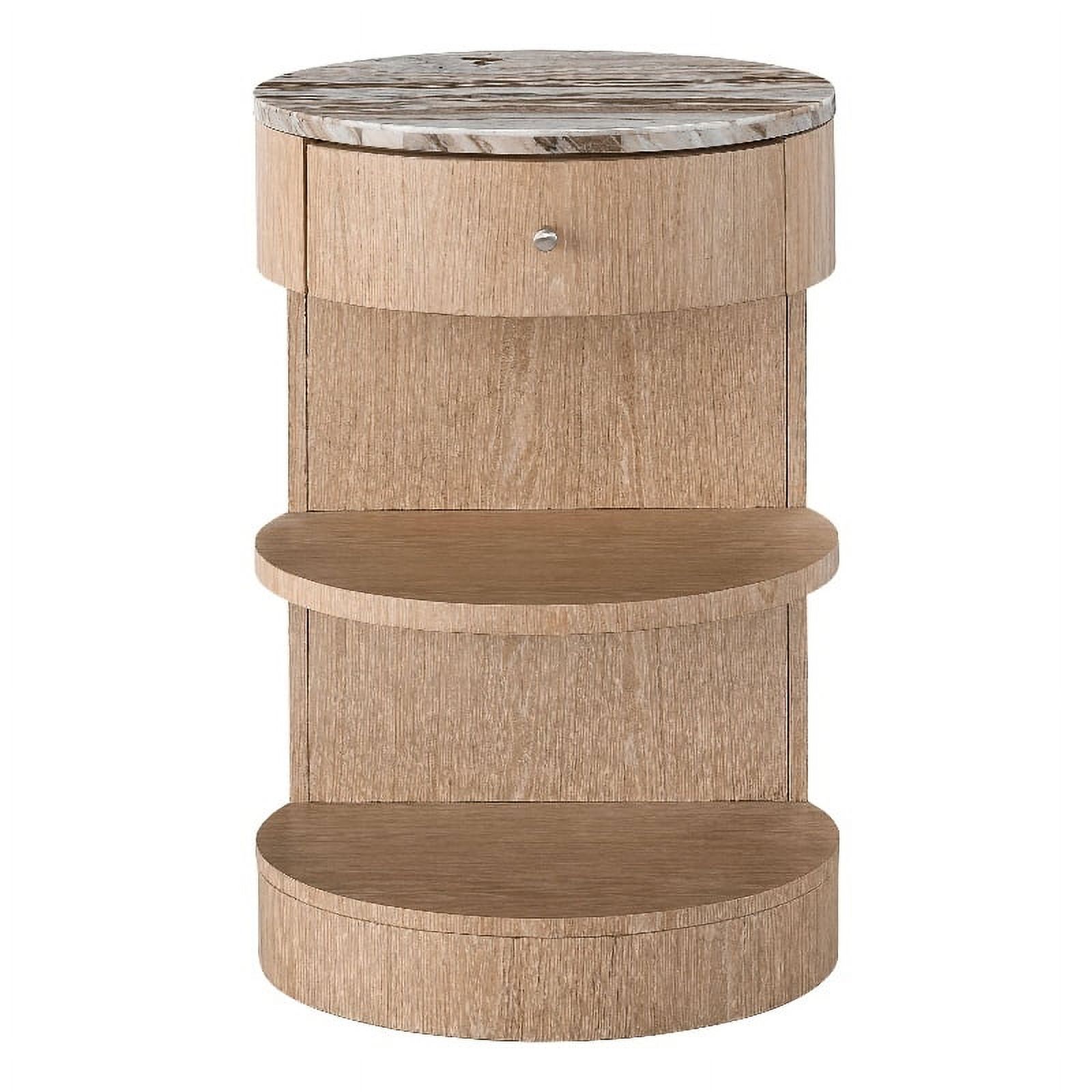 Universal Furniture Modern Nomad Breeze Nightstand in Tan Tech Oak ...