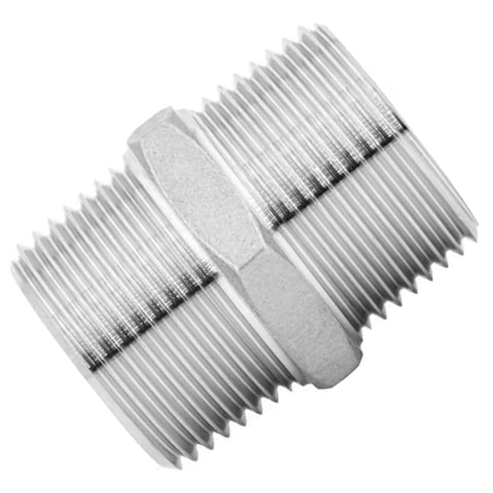 Universal G1/2 Chrome Stainless Steel Length Extender Shower Connector ...