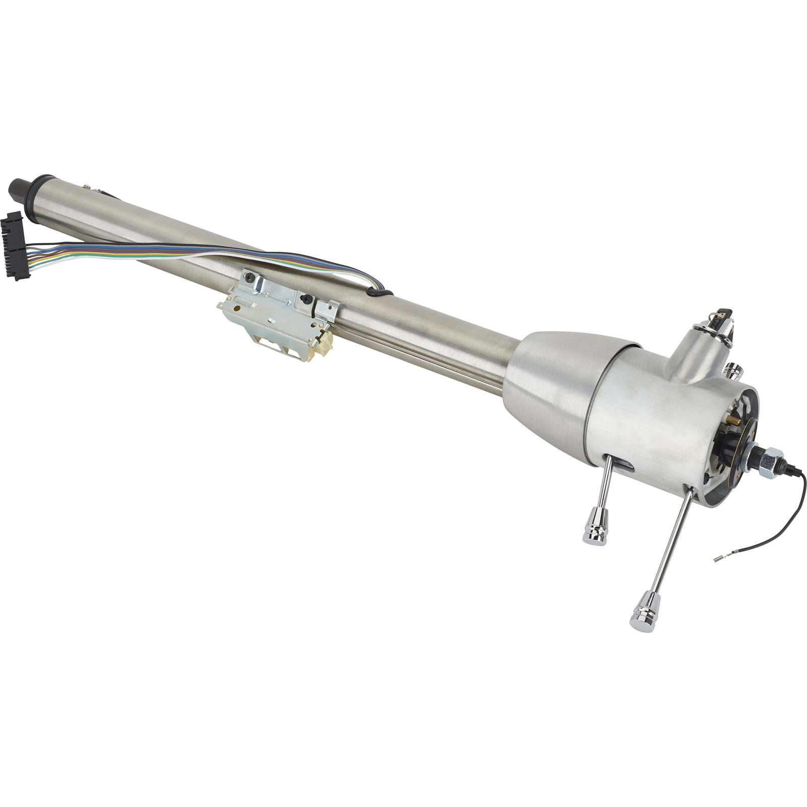 Universal GM Tilt Steering Column with Shifter, 30" Raw Steel Finish, 5 ...