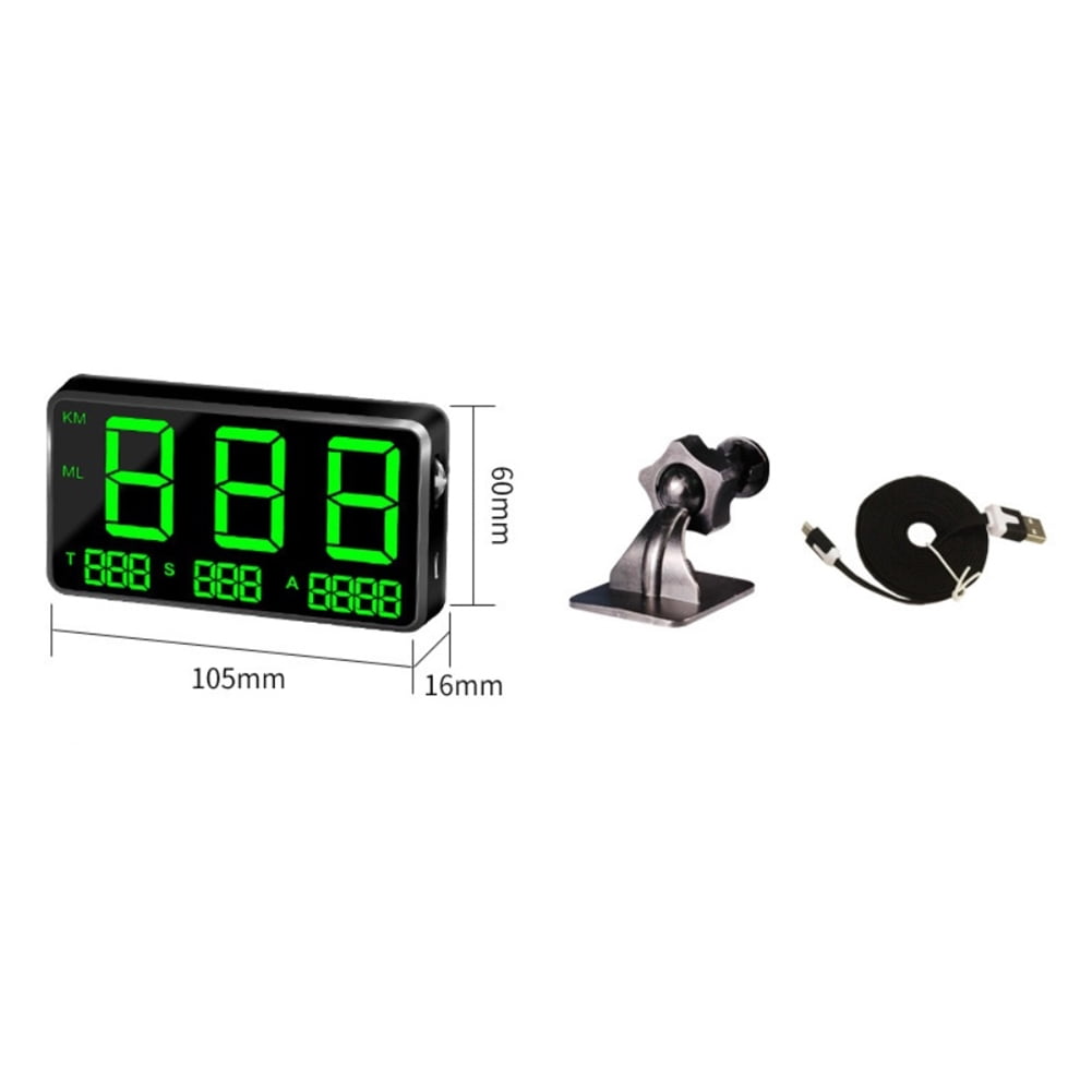 Universal GPS Speedometer Car HUD Head Up Display Speed Display Km/h ...