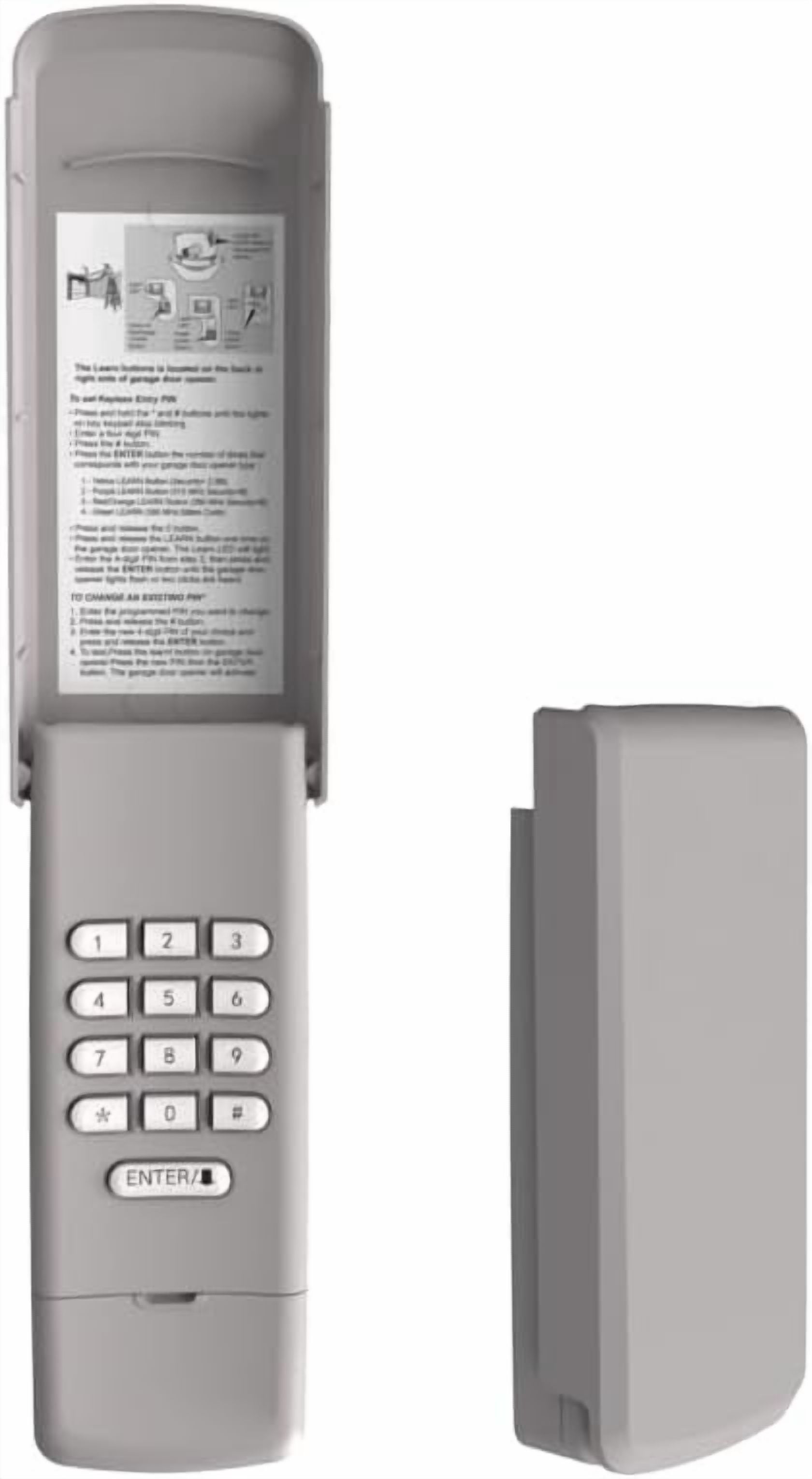 Universal Garage Door Opener Keypad Compatible with Craftsman Opener ...