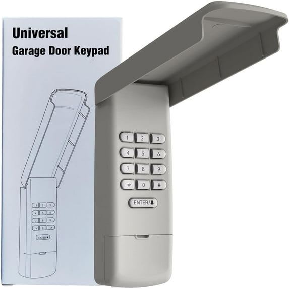 Universal Garage Door Opener Keypad Remote Wireless Keyless Keypad ...