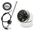 Universal Gas Fuel Level Gauge Analogue 7 Color LED Car Boat 240-33ohm ...