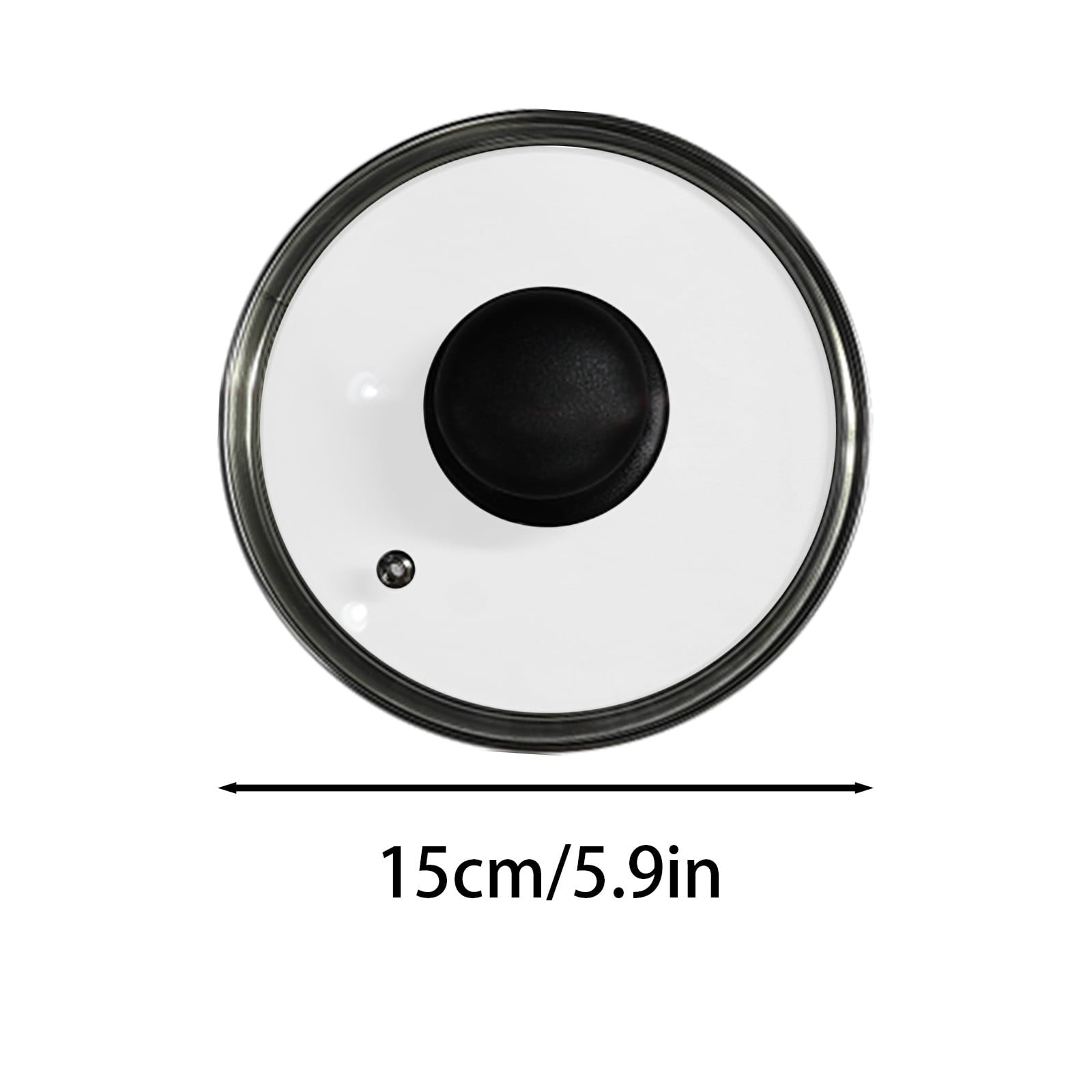 Universal Glass Lid with Sturdy Handle for Frying Pan Tempered Glass ...