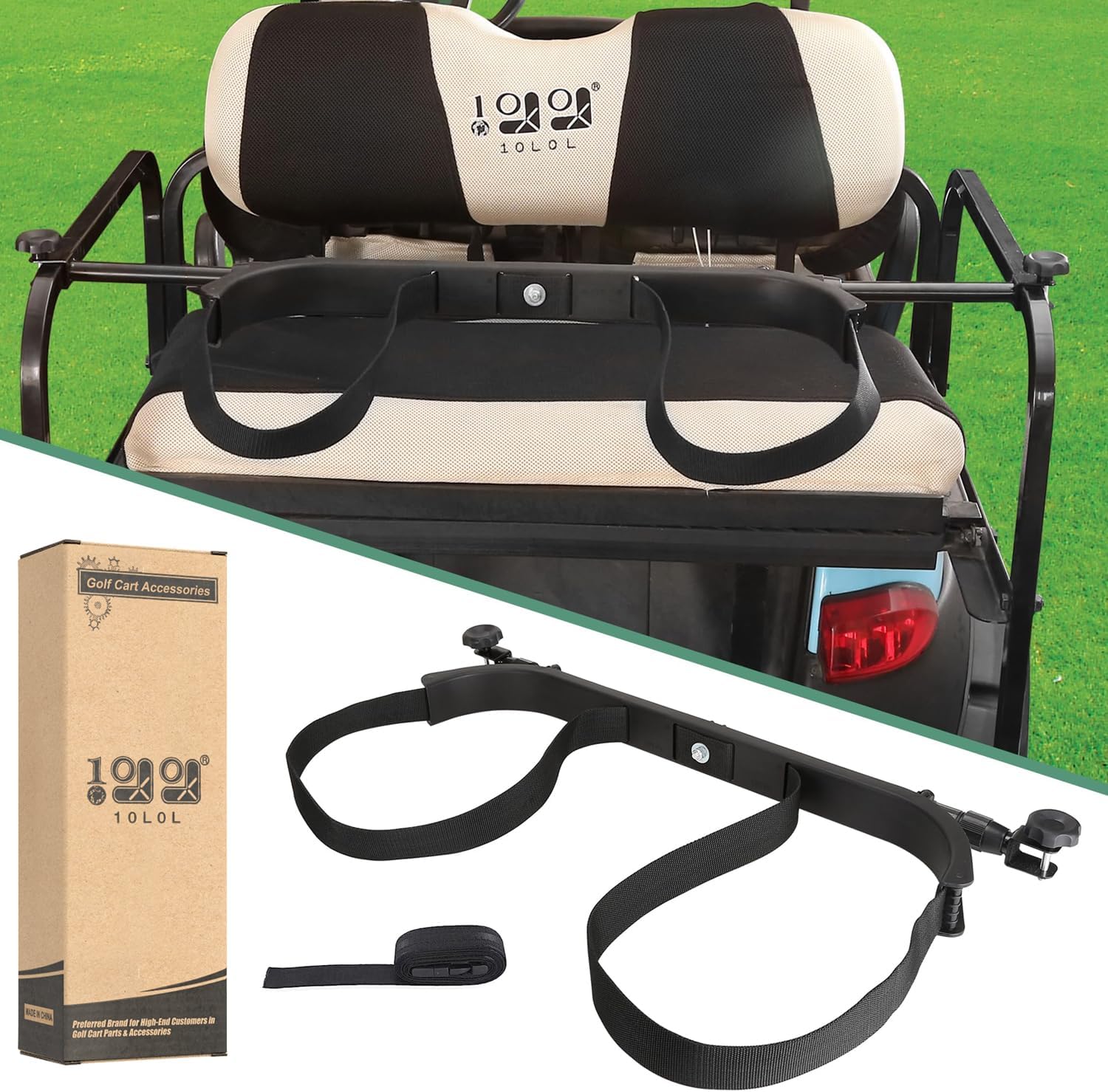 Universal Golf Bag Attachment No-drilling Required Golf Bag Holder Rack ...