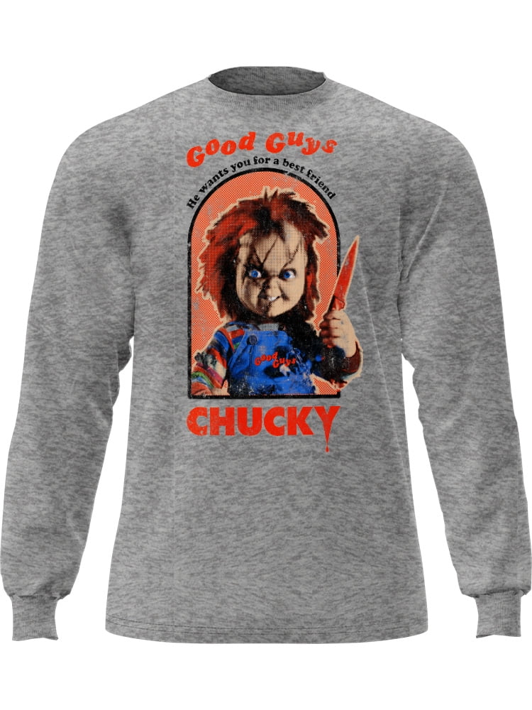 Universal Good Guys Mad Chucky Long Sleeve Unisex T-Shirt - Walmart.com