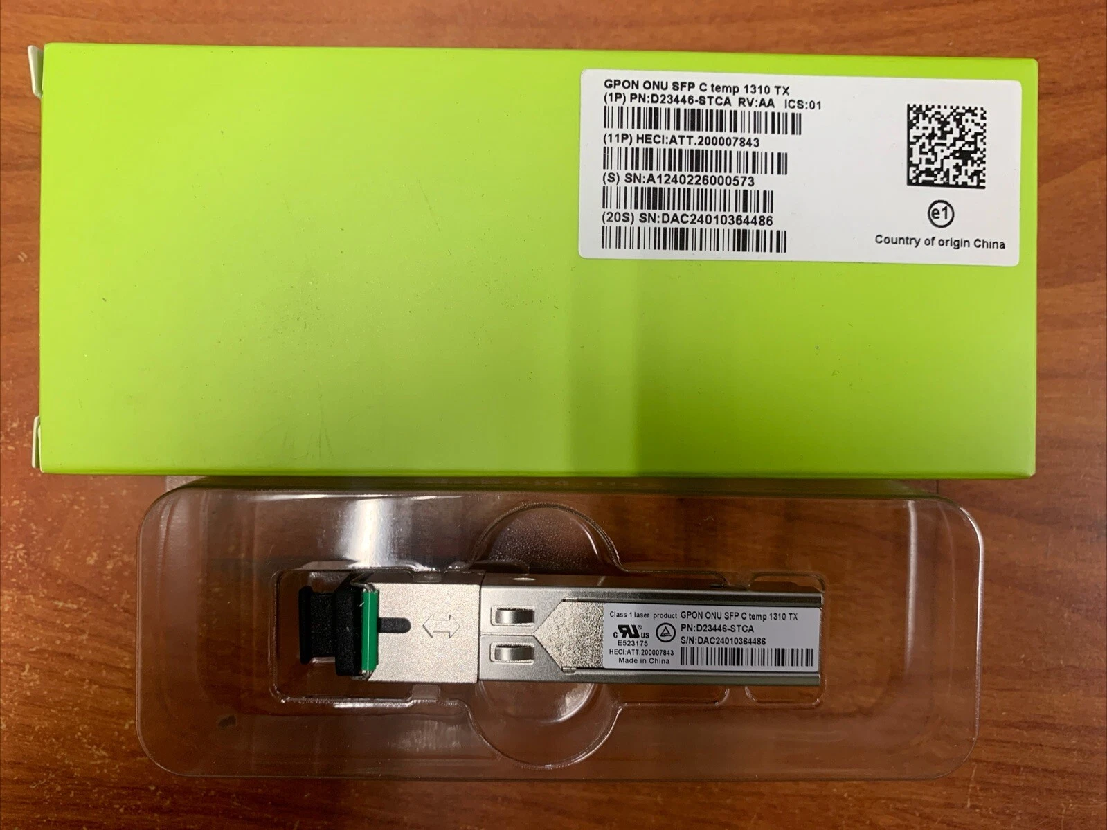 Universal Gpon-Epon Onu / Ont Sfp C Temp 1310 Tx Stick For Switch ...