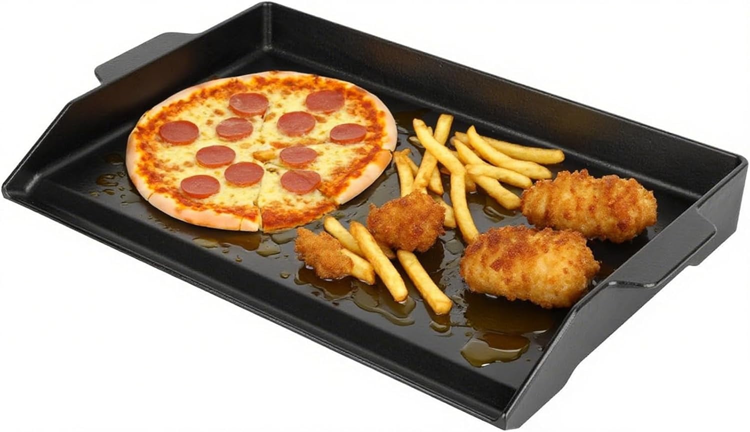 Universal Griddle Insert for Gas Grill, Cast Iron Flat Top Griddle for ...