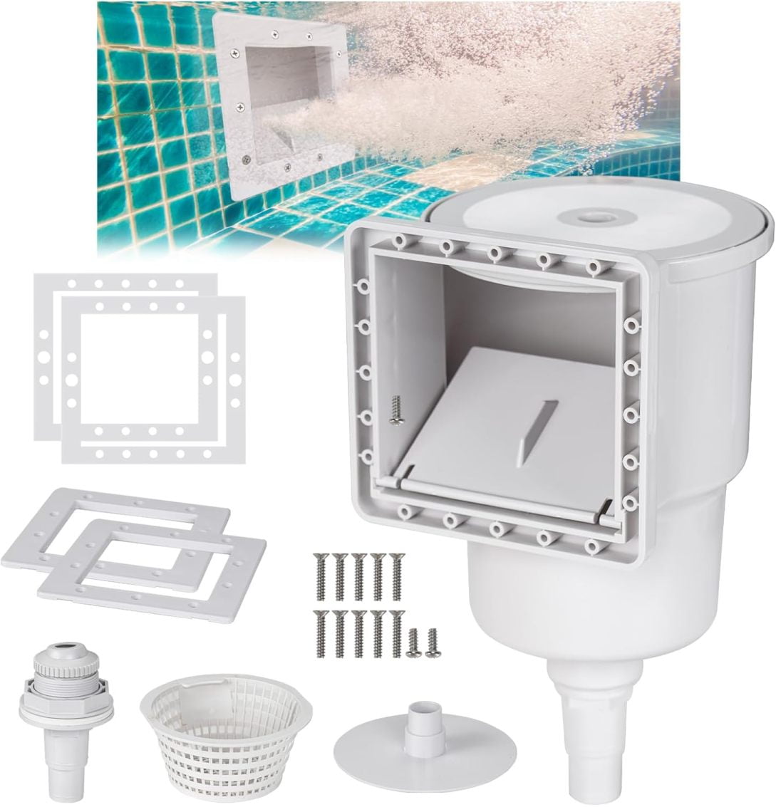 Universal Above Ground Pool Skimmer Kit, Heavy Duty Through Wall Pool ...