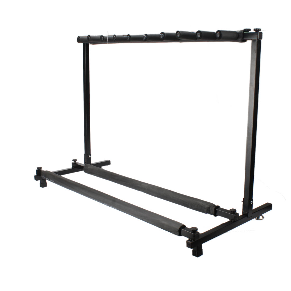 Universal Guitar Stand Folding Multi-Guitar Display Rack for 9 Guitars ...
