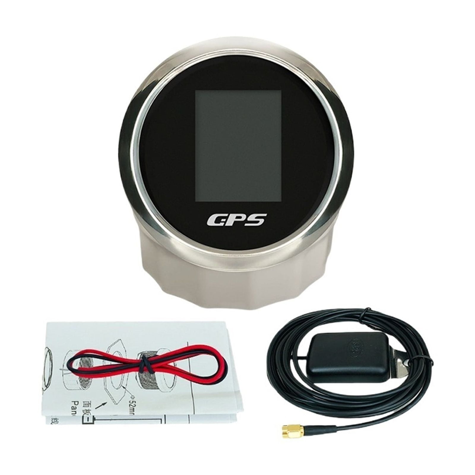 Universal HD 52mm 85mm Digital GPS Speedometer ODO With Longitude ...