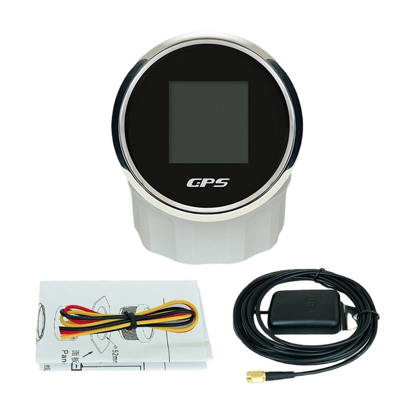 Universal HD 52mm 85mm Digital GPS Speedometer ODO With Longitude ...