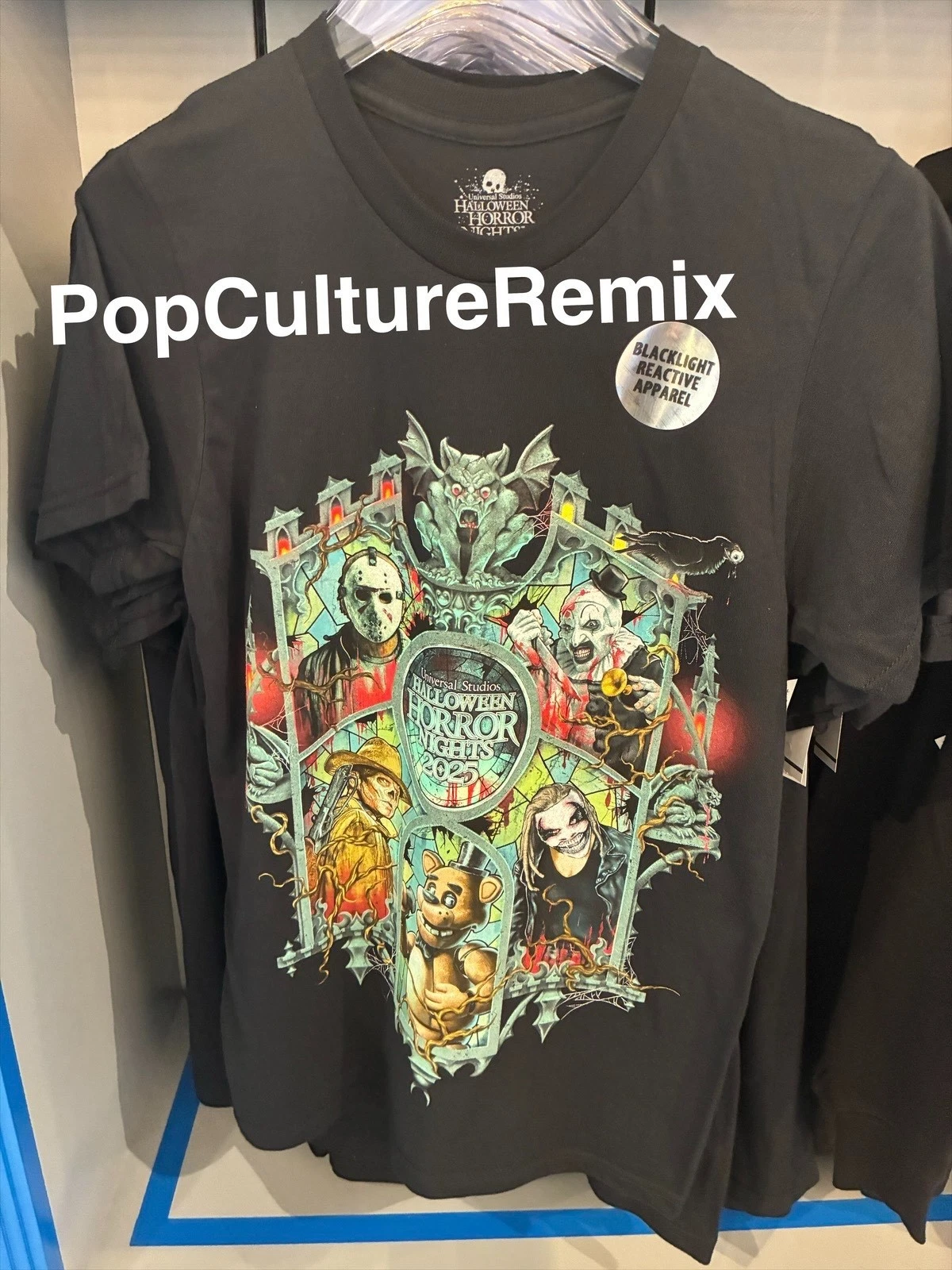 Universal HHN Halloween Horror Nights 2025 Stained Glass House Shirt ...