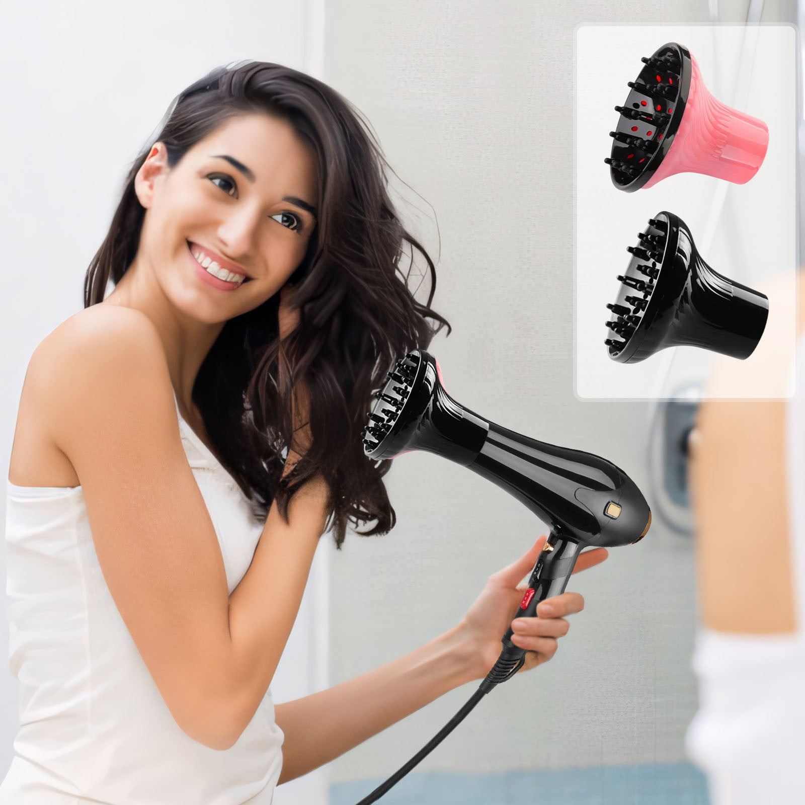 Universal Hair Dryer Diffuser,Professional Hair Diffuser for Curly Hair ...