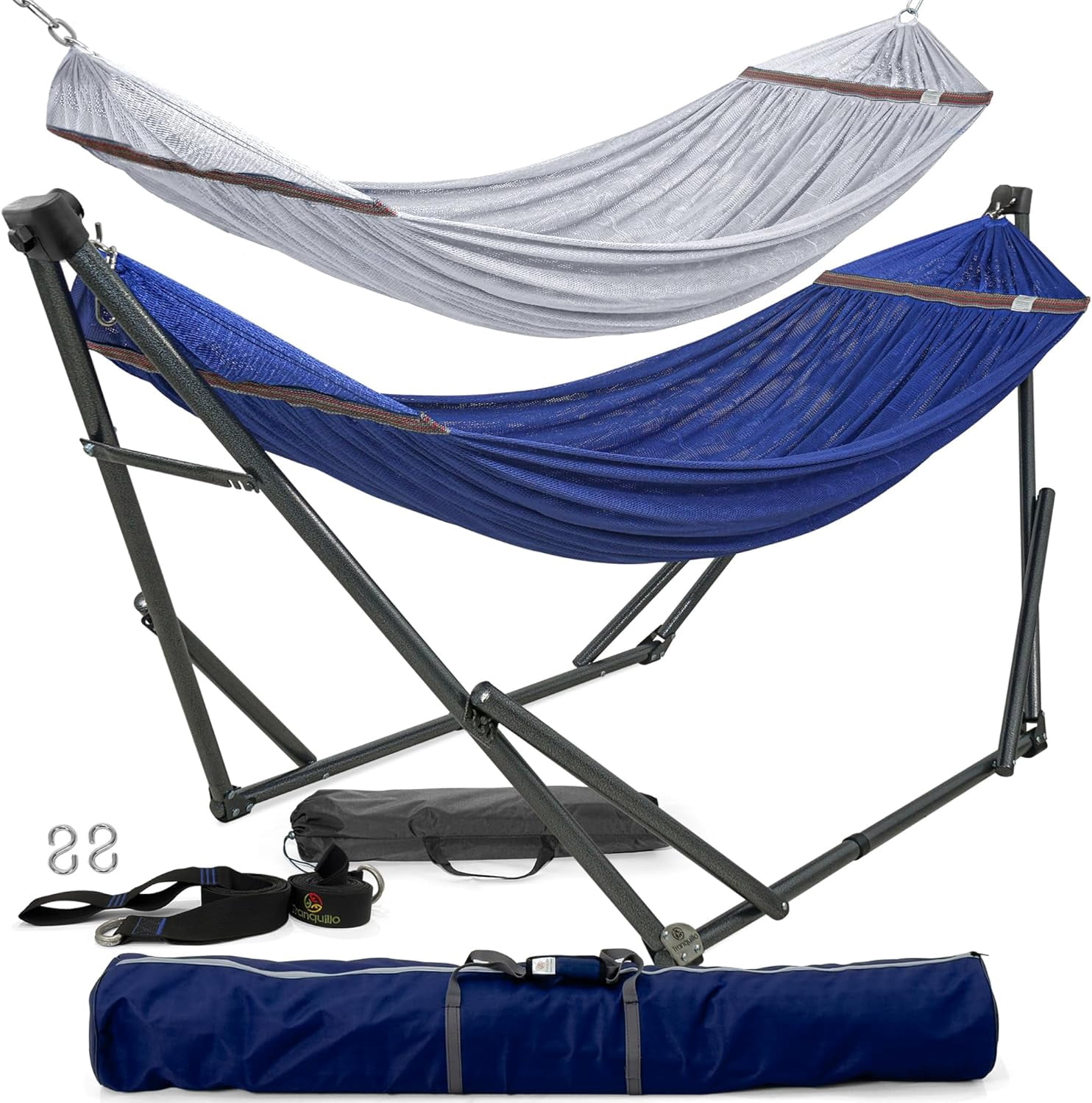 Universal Hammock Stand 600 lbs Capacity, Instant 20s Foldable, 3-Year ...