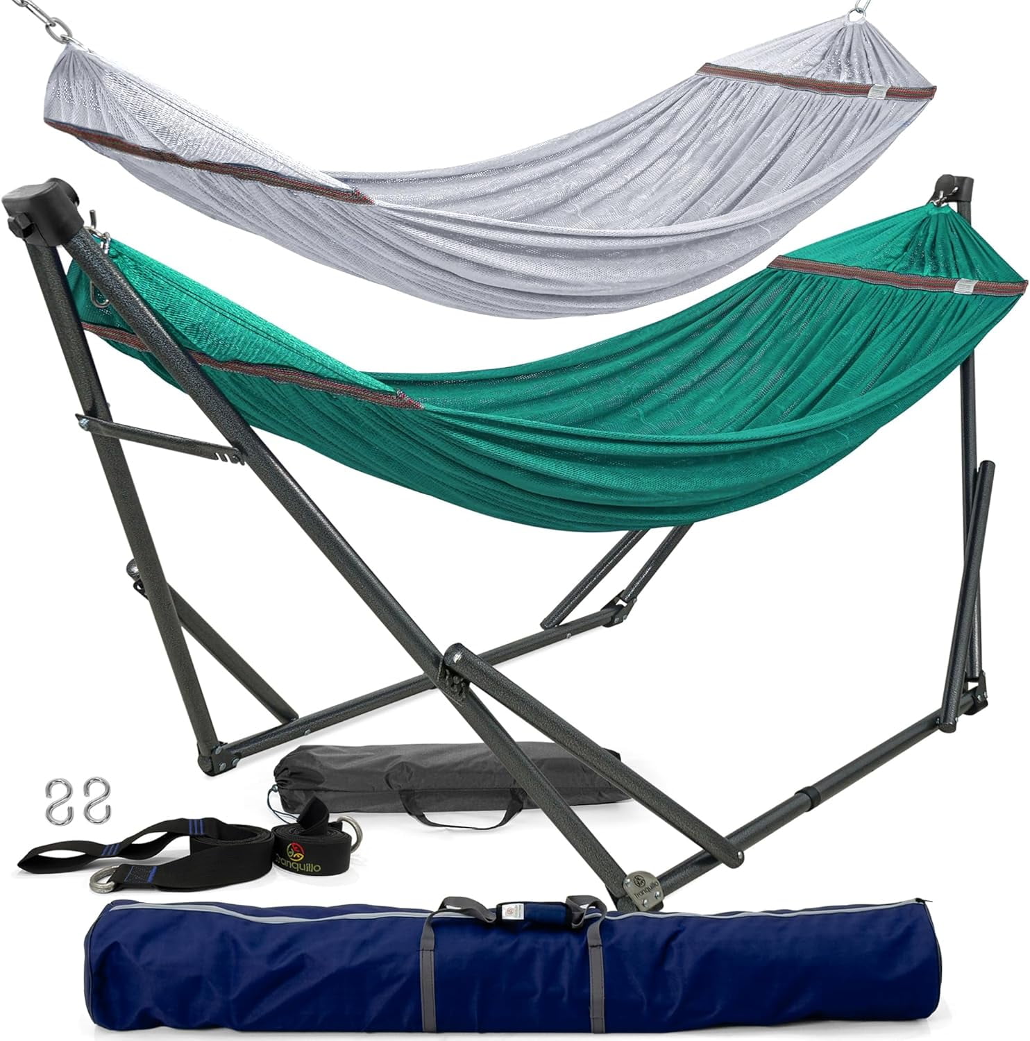 Universal Hammock Stand 600 lbs Capacity, Instant 20s Foldable, 3-Year ...