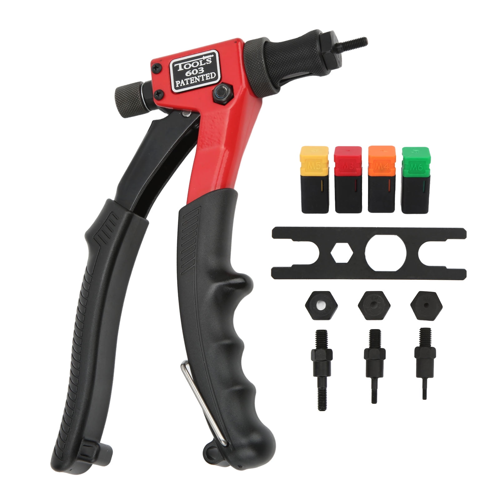 Universal Hand Rivet Nut Tool, Heavy Duty High Hardness, M3 M4 M5 M6 ...