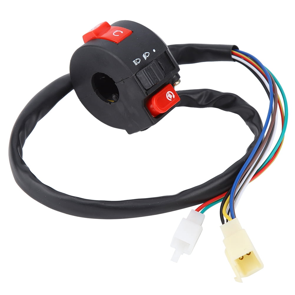 Universal Handlebar Start Kill Switch, 22MM, ON/Off Motorcycle ATV ...