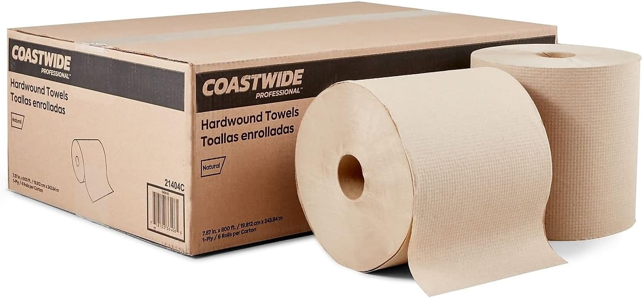 Universal Hard Roll Paper Towels, White, Premium Absorbency with 1.5 ...