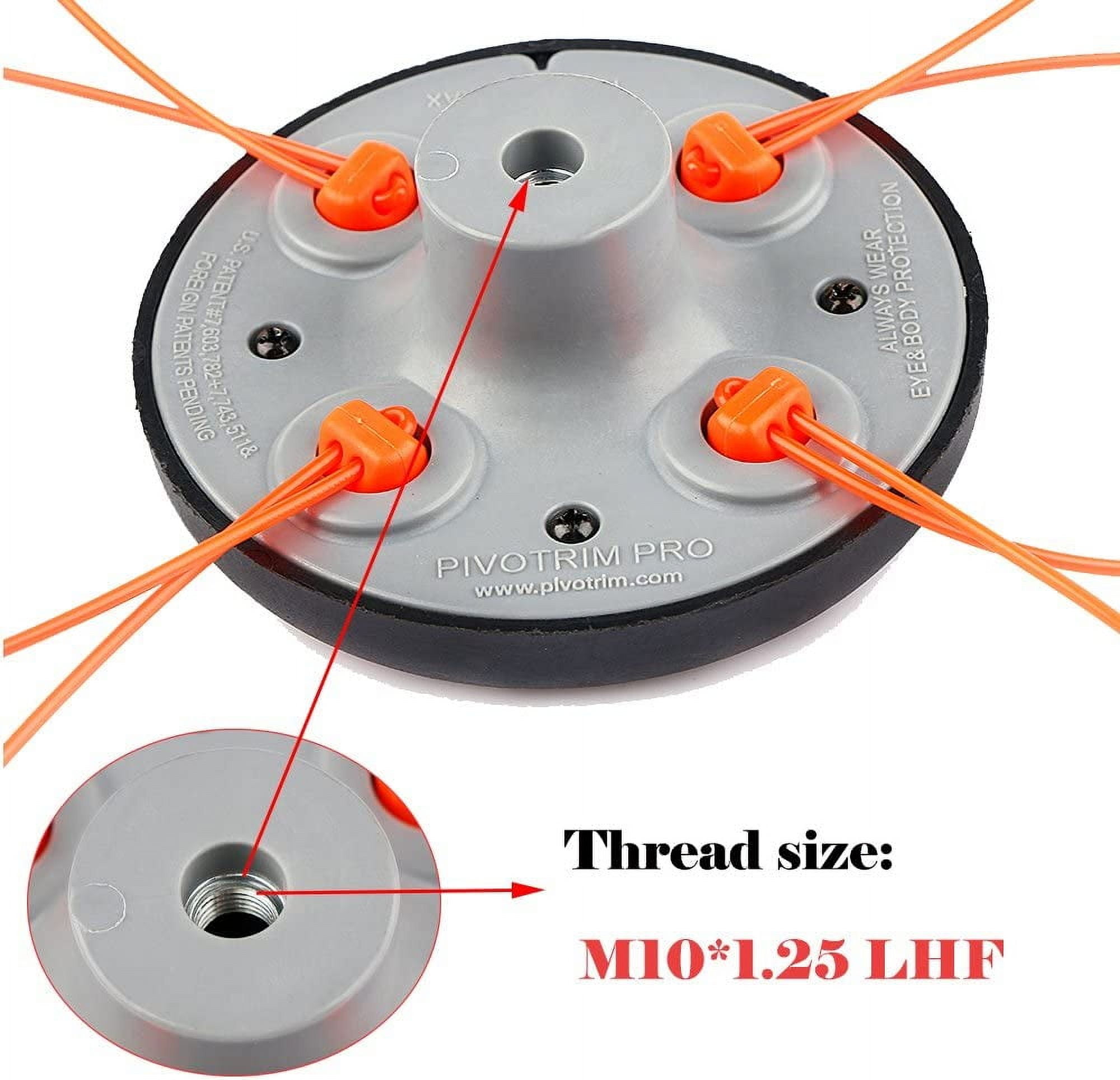 Universal Head Weed Eater Easy Load String Attachment Head Replacement ...