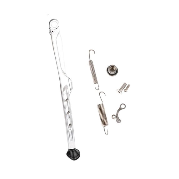 Universal Heavy Duty Aluminum Stable Parking Side Stand Kickstand ...